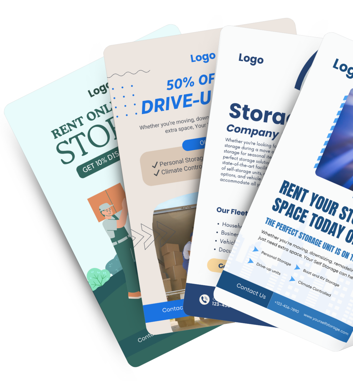 Self Storage Marketing Flyer Templates