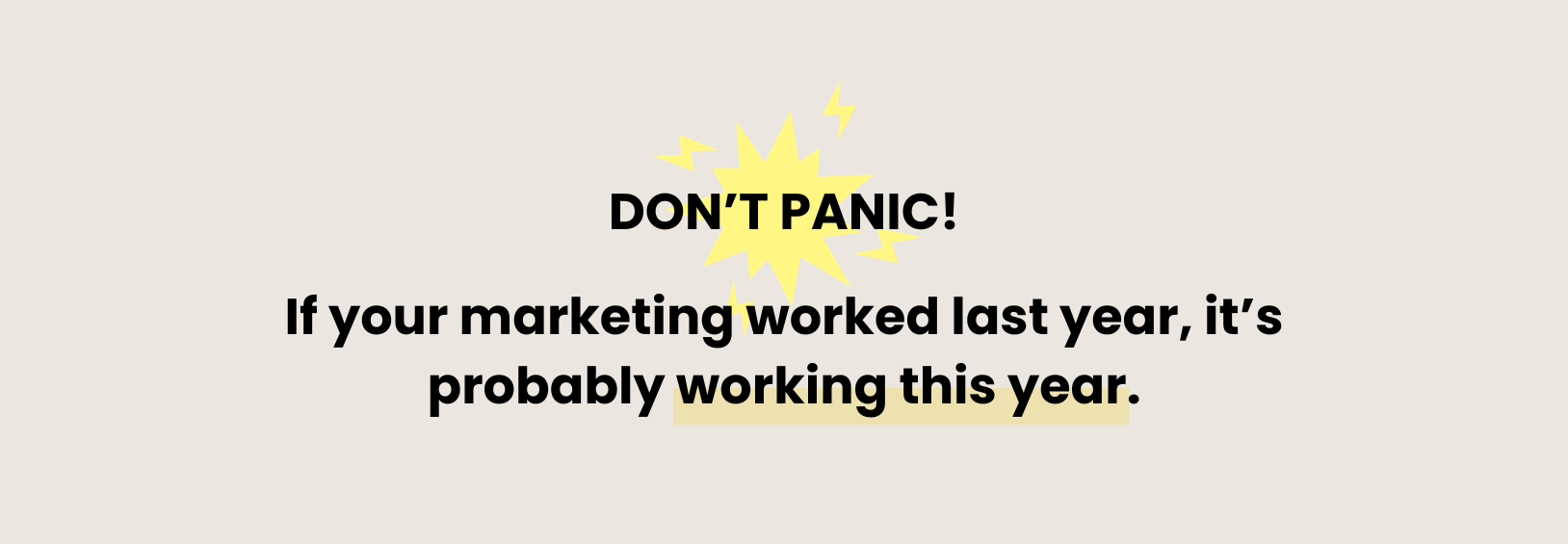 Slow Market or Bad Marketing?