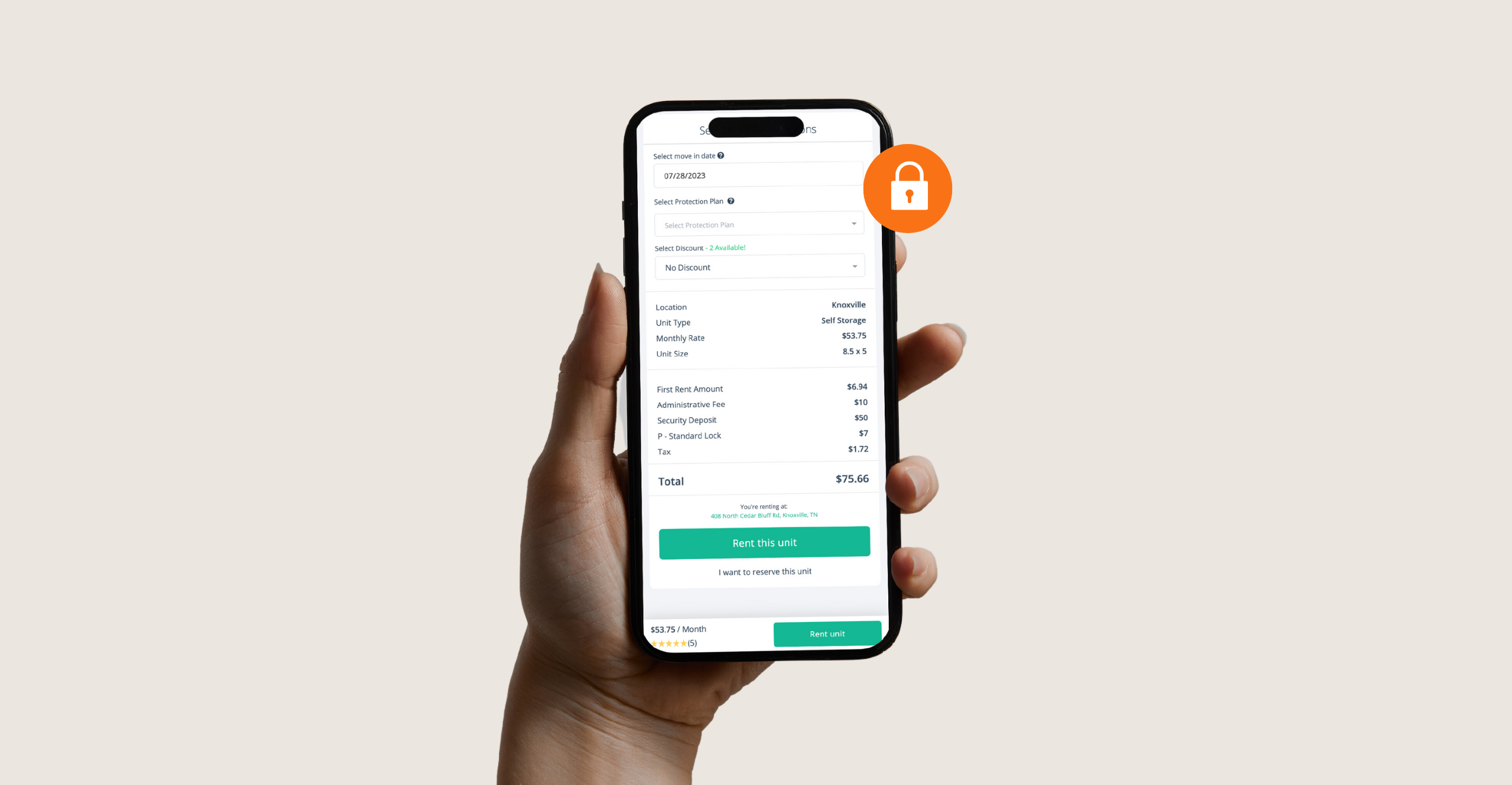 Charge for Locks at Online Checkout With StoragePug